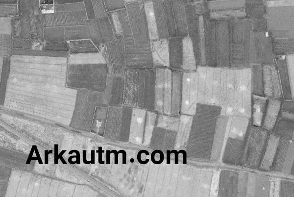 اراضی روستایی نقشه های هوایی سال 1342 و 1346 - ارکا یو تی ام